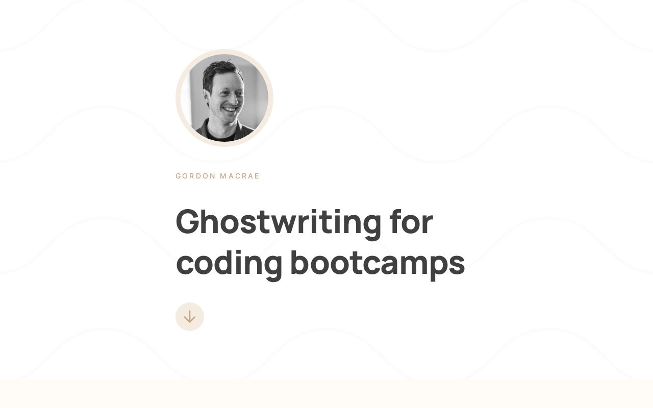 Gordon MacRae - Ghostwriter